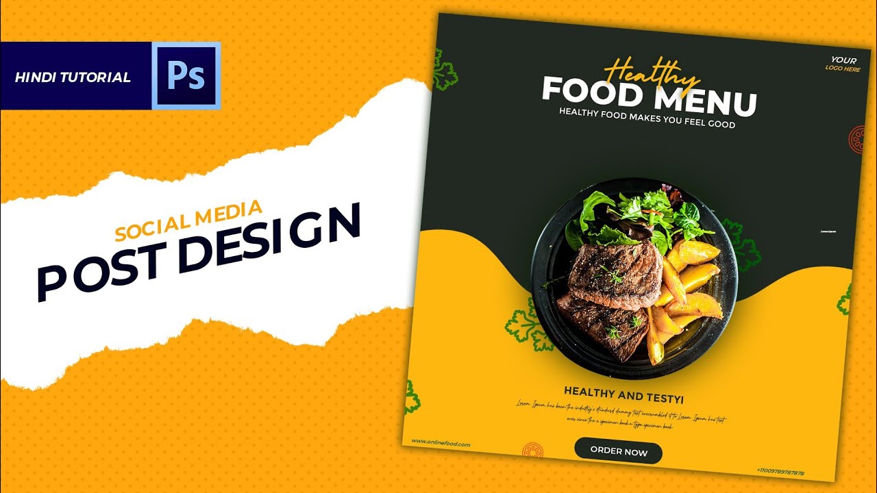 2022 Social Media Post Design | Food post design | Photoshop cc ...
