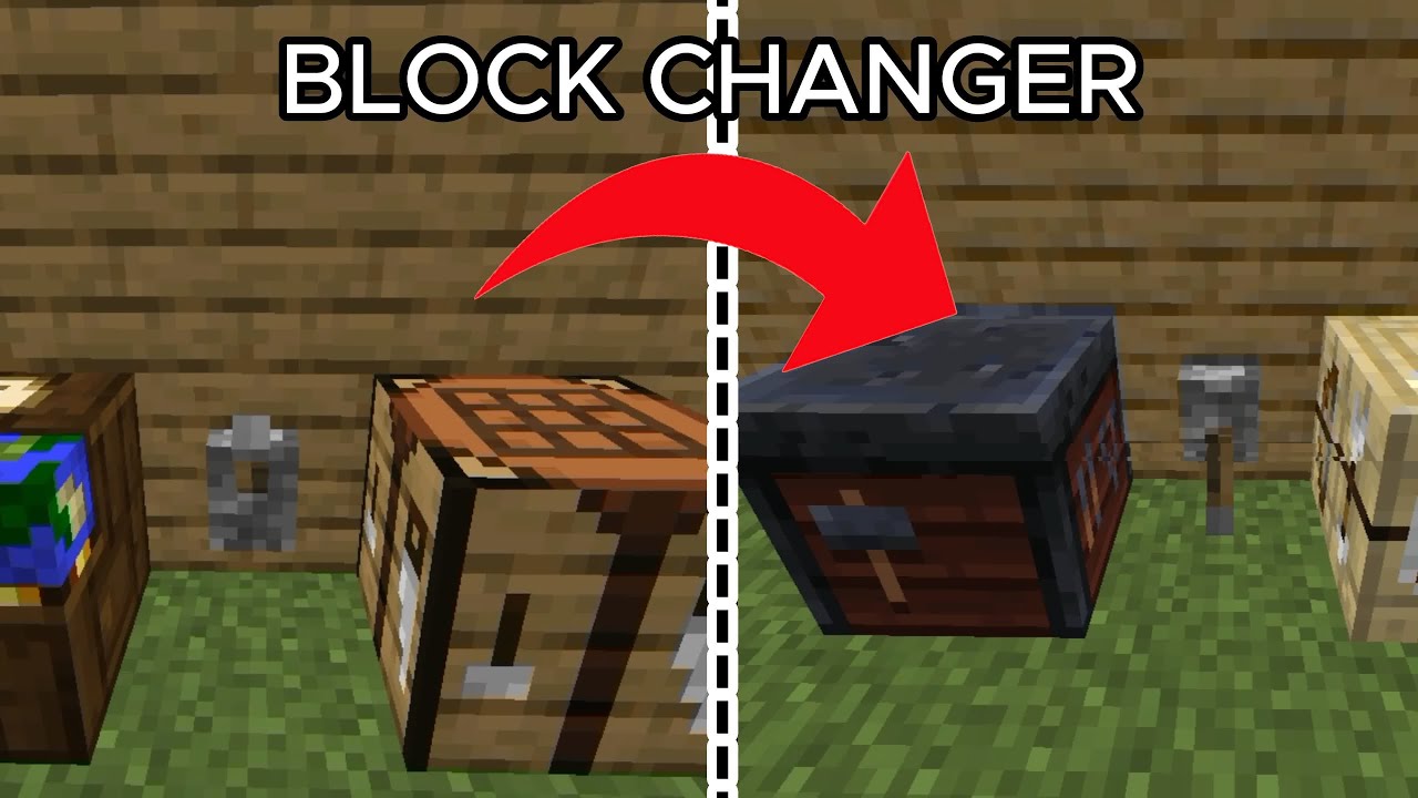 How to make double block changer in Minecraft 🤯 | Hackmobi Gamerz ...