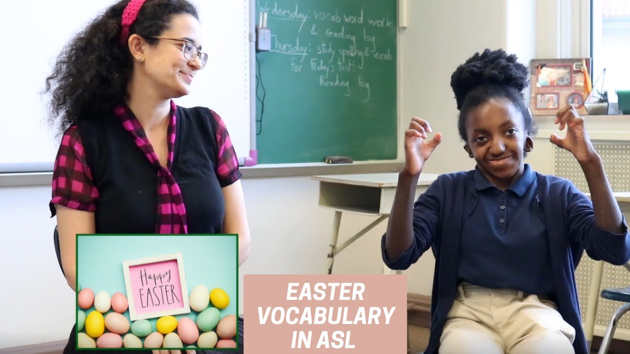 Easter Vocabulary in ASL - YouTube