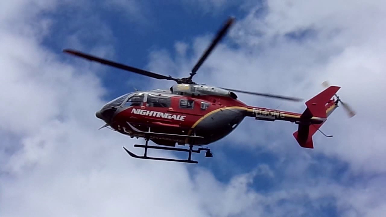 Sentara Nightingale Eurocopter EC145 taking off at "Rock The Squads ...