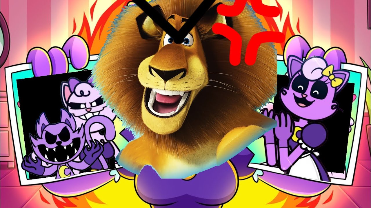 Alex The Lion What The Hell Are You Doing In My Car Poppy Playtime ...