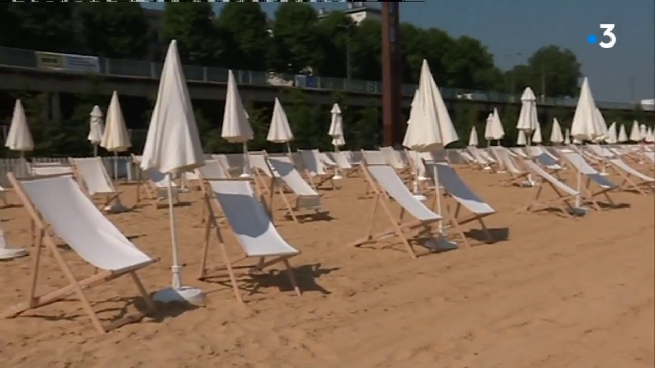 la plage de Rouen sur Mer - YouTube