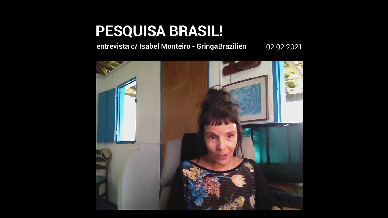 Isabel Monteiro (Gringa Brazilien) Mini Entrevista - YouTube