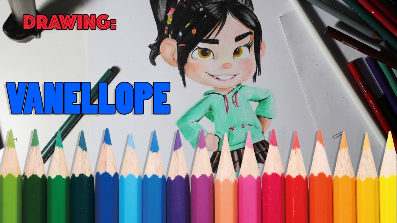 VANELLOPE Realistic Speed Drawing - YouTube