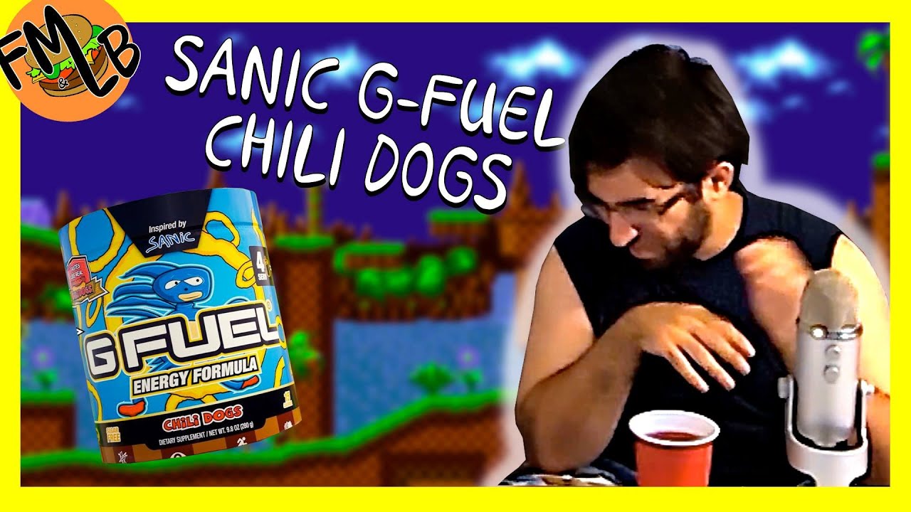 This Energy Drink Tastes Like Chili Dogs! Sanic G FUEL Energy Formula ...