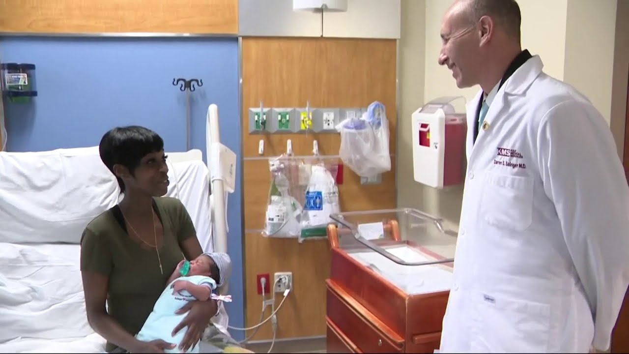 Homestead Hospital provides sleep sacks for babies - YouTube