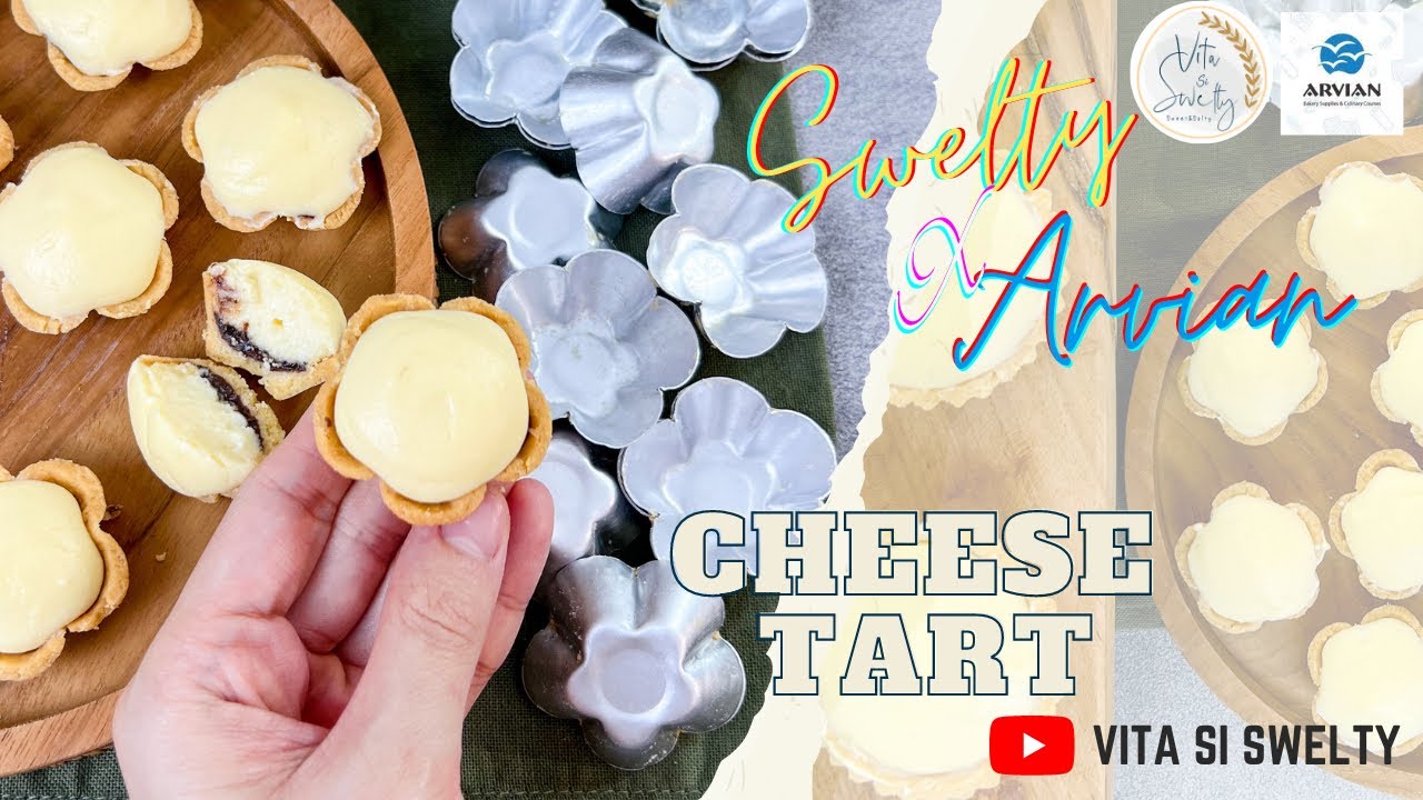 MINI CHEESE TART (Recipe in the Description) - YouTube