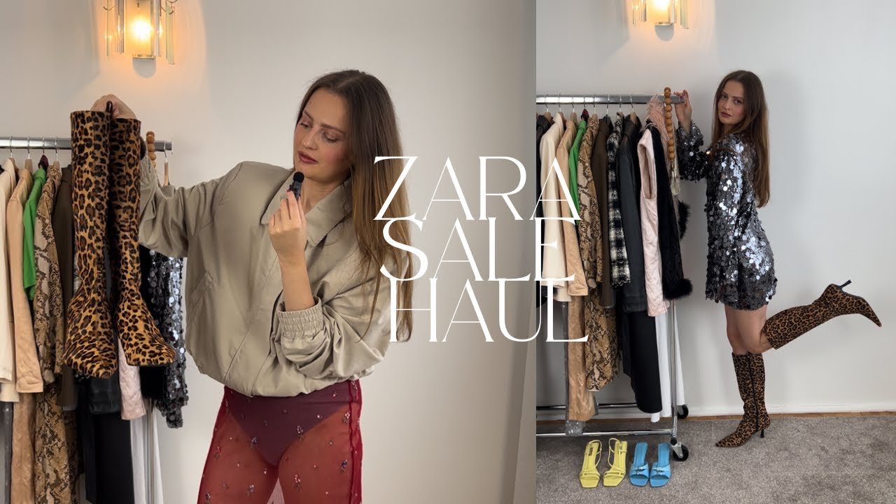 ZARA sale haul - co warto kupić na przecenach ? - YouTube