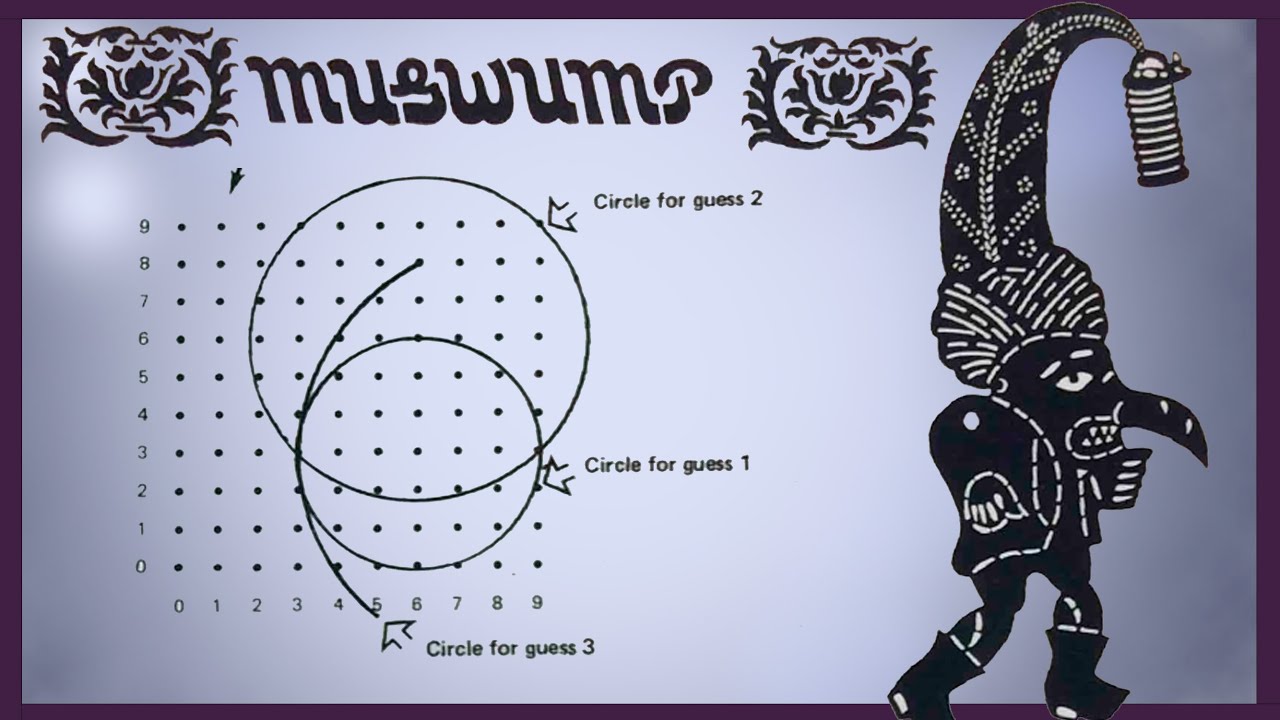 Mugwump (1973) {101 Basic Computer Games} [63] - YouTube