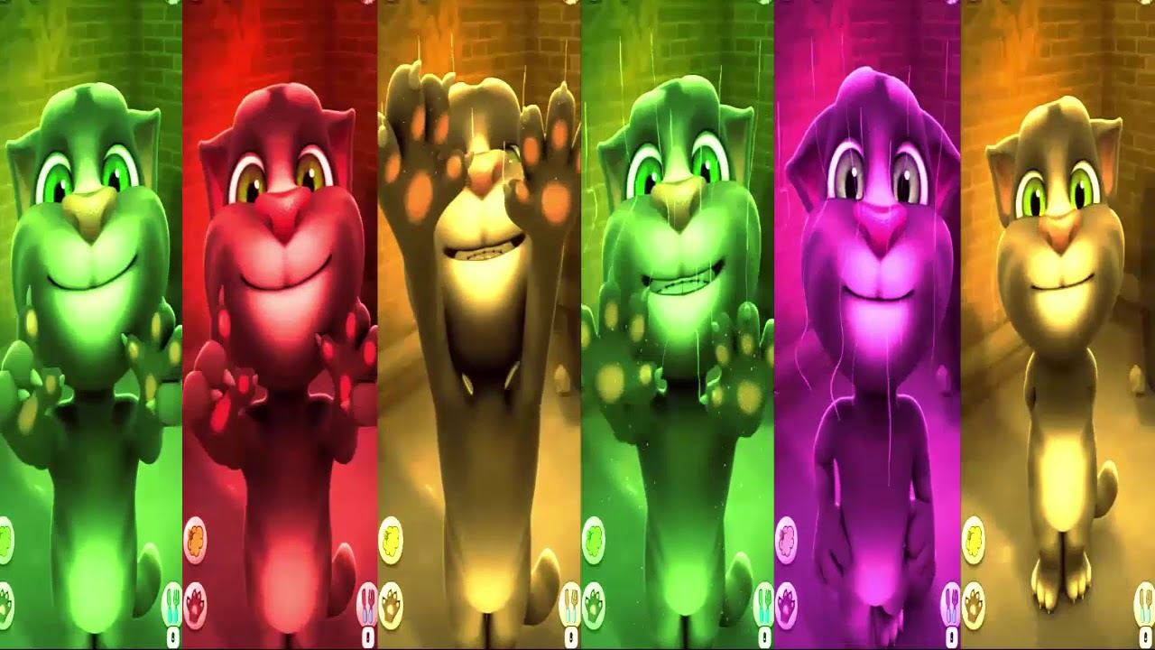 Learn Colors with My Talking Tom Colours for Kids Animation Education ...