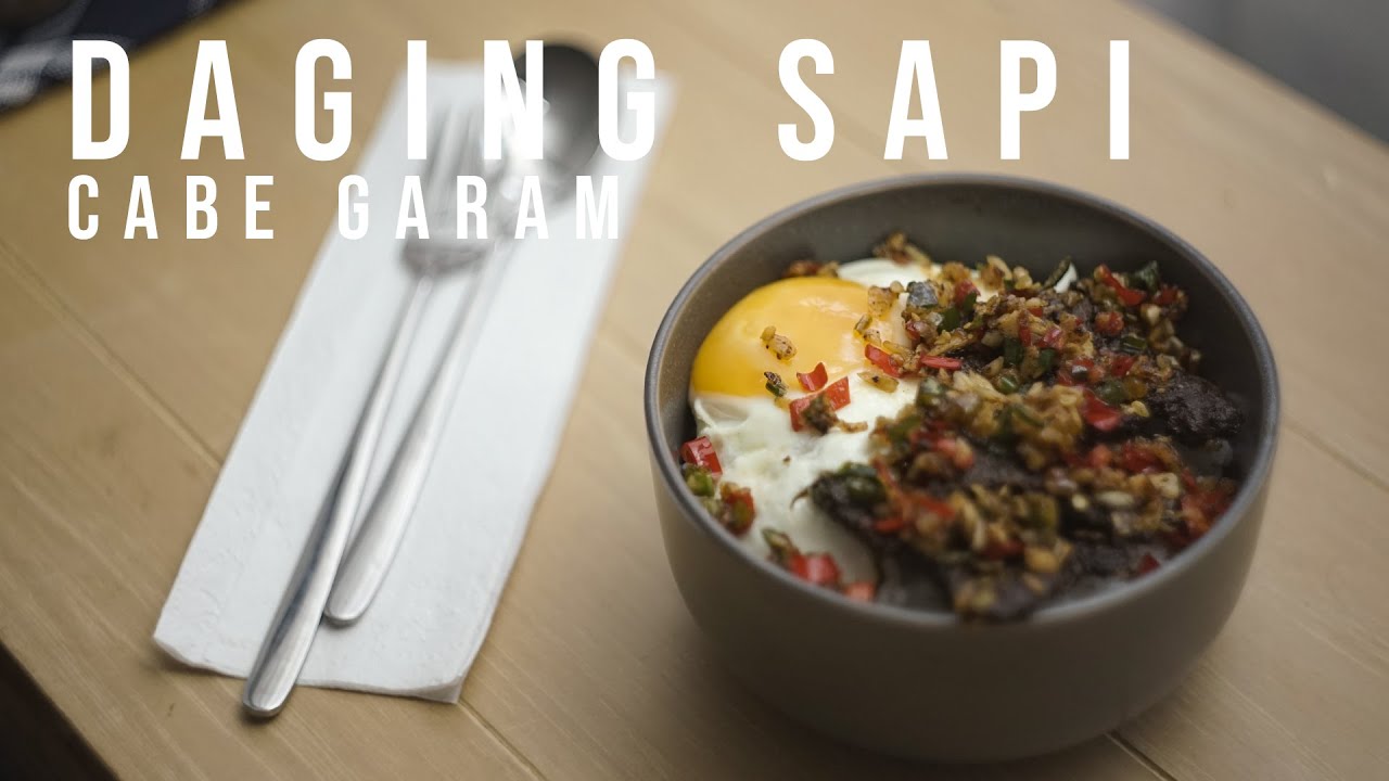 Daging Sapi Cabe Garam - YouTube