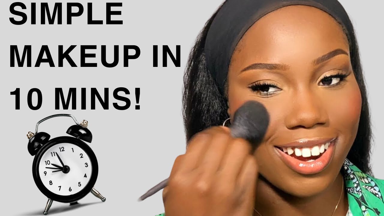 10 MINUTES MAKEUP TUTORIAL FOR BEGINNERS! - YouTube