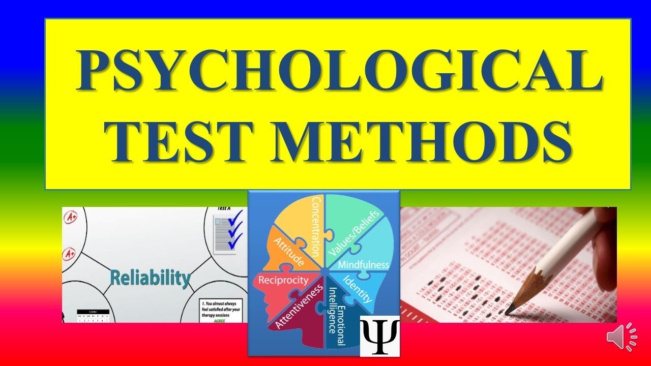 PSYCHOLOGICAL TEST METHODS - Speech - YouTube