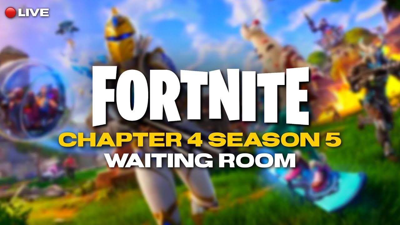 🔴LIVE - Fortnite Chapter 4 Season OG Waiting Room! Come Hangout and ...