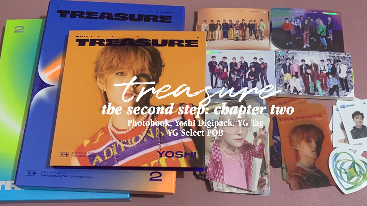 TREASURE The Second Step Chapter 2 | photobook, yg tag, digipack ...