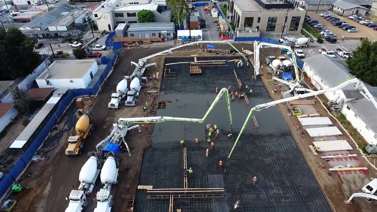 LA Biomed Foundation Pour - YouTube