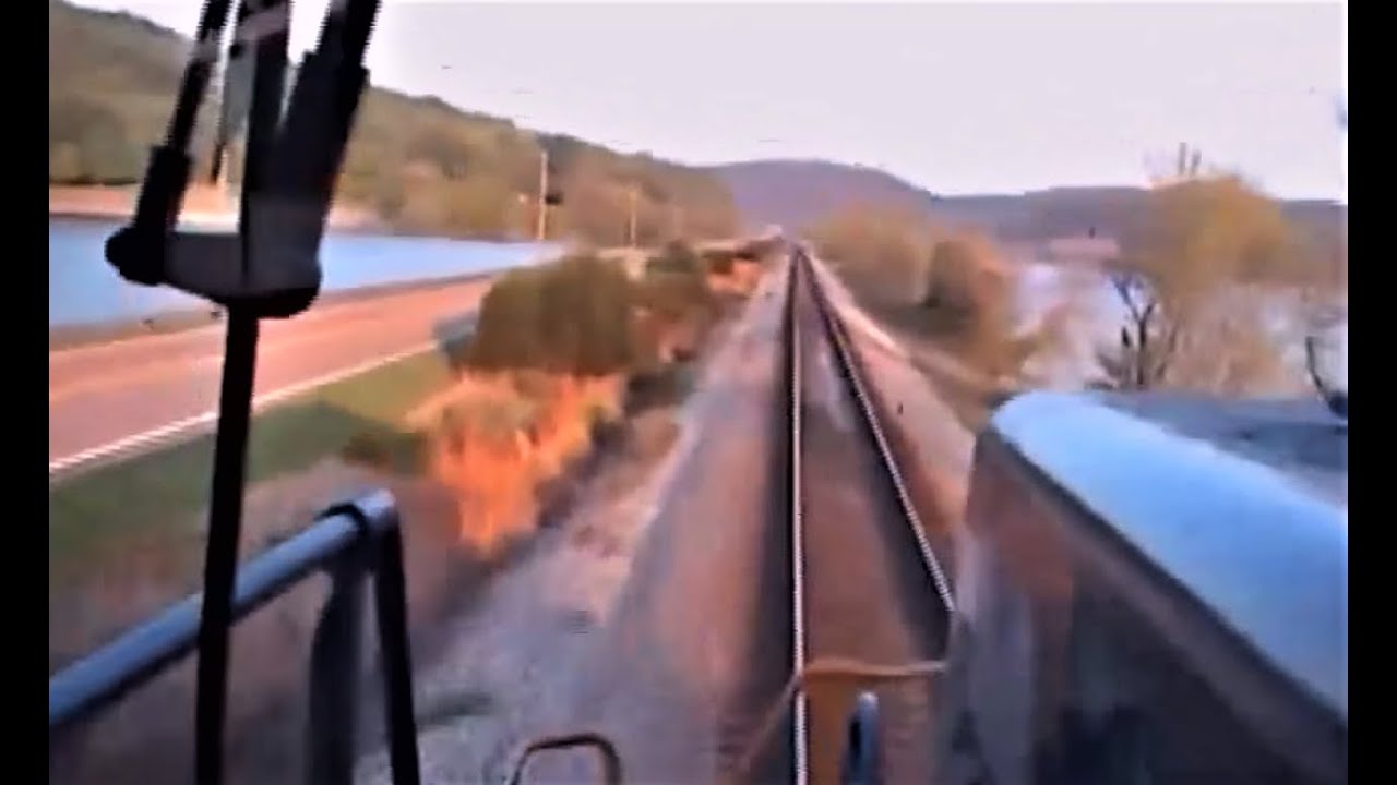 CSX Cab Ride - Train W861, an empty flat train northbound on Chattanooga Sub, April 2007 - YouTube
