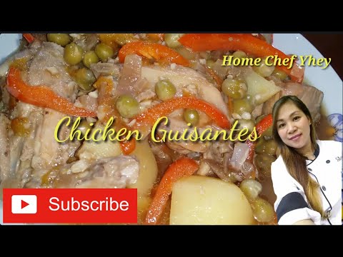 CHICKEN GUISANTES - YouTube