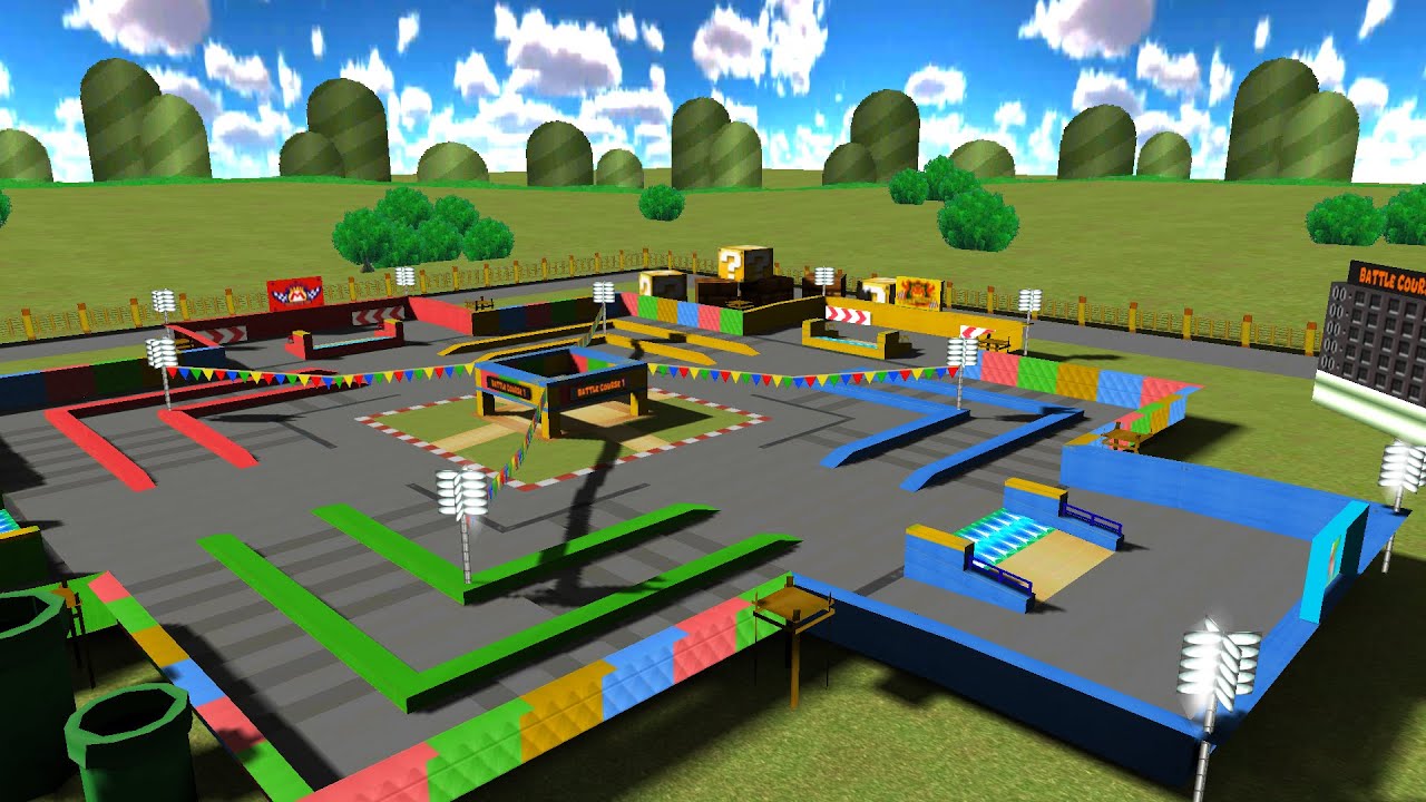[MK7 CT] SNES Battle Course 1 v1.0 - YouTube