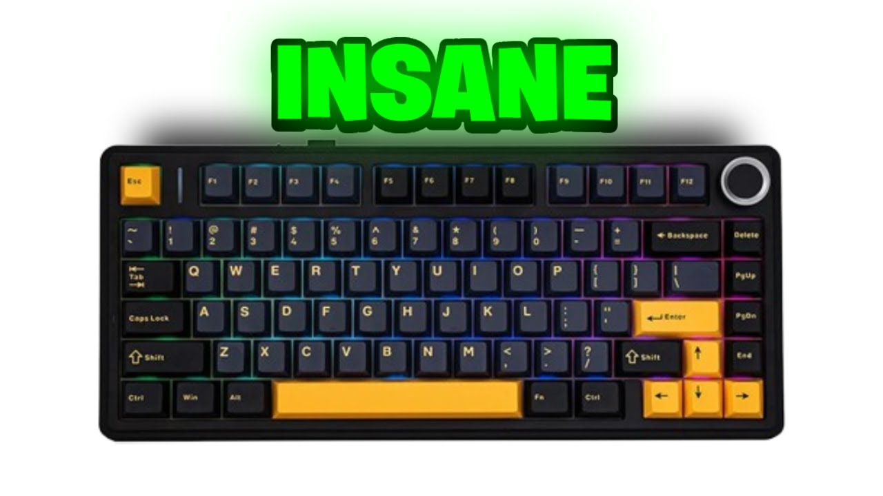 This Keyboard Is INSANE... (Aula F75 Wireless) - YouTube