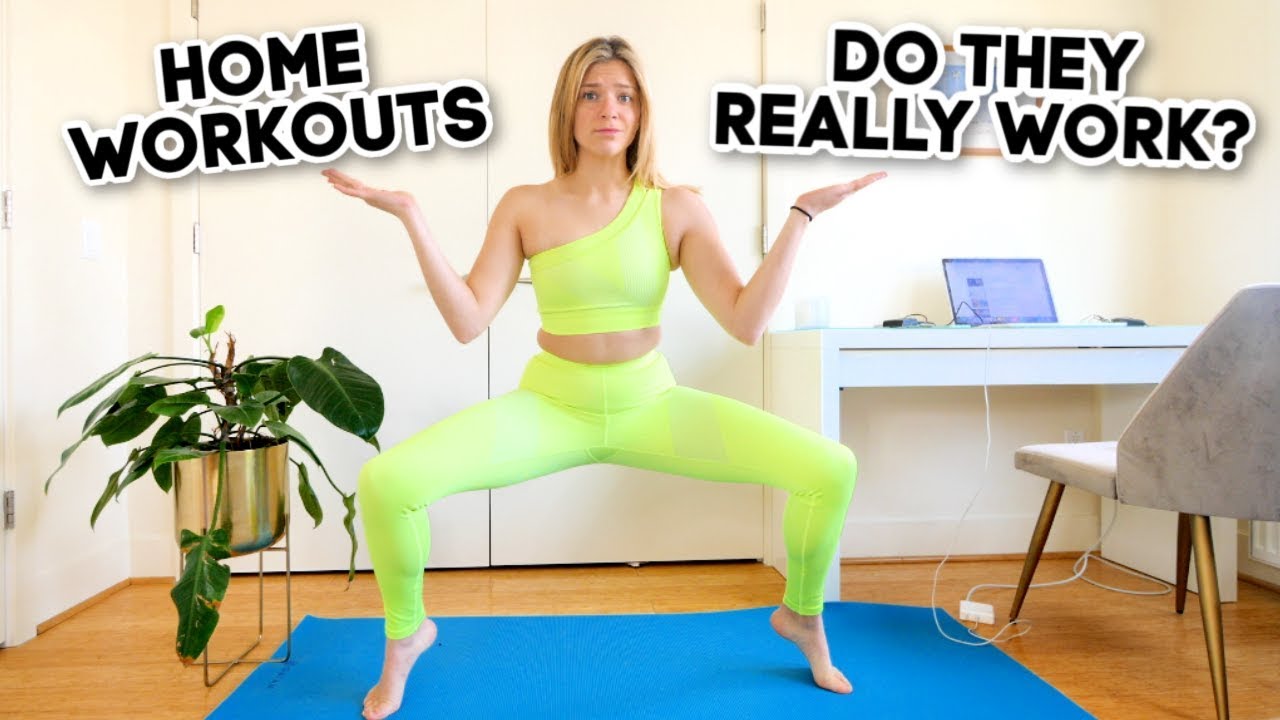 I Tried 5 Days Of At Home Workouts - YouTube