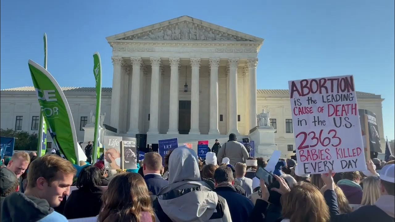 going to dc for the dobbs vs jackson case. - YouTube