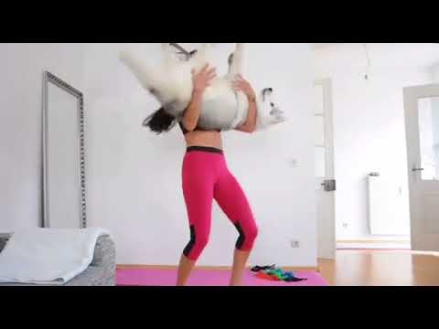Girl does workout with her dog | CONTENTbible