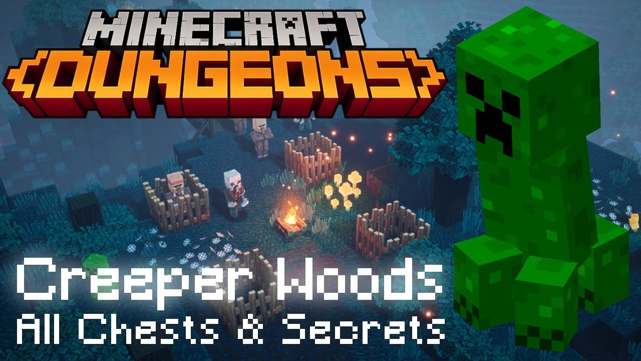 Minecraft Dungeons: Creeper Woods Full Level - Creepers Took Over The ...