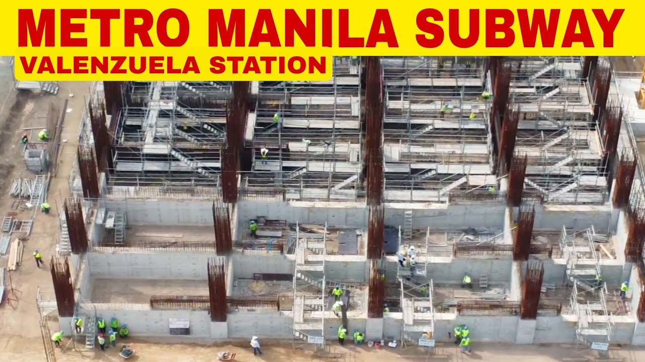 METRO MANILA SUBWAY VALENZUELA STATION UPDATE | May 17,2022 - YouTube