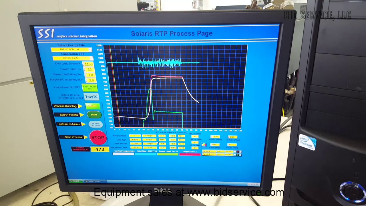 Surface Science Integration Solaris 150 Rapid Thermal Processor #62776 ...