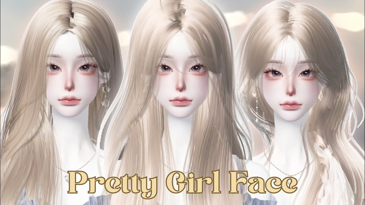 Zepeto Girl Face Tutorial Pretty Girl Face [ Outfit Idea ] Oplas Zepeto ...