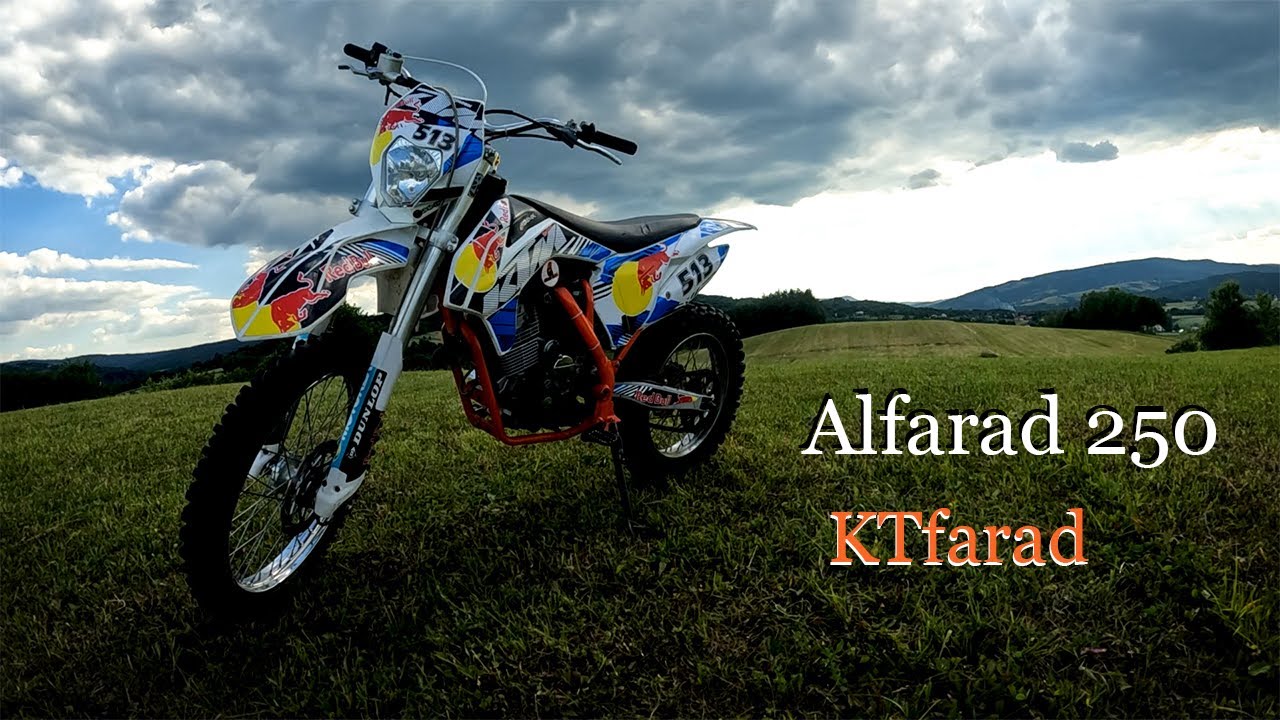 Alfarad 250 po przeróbkach czyli KTfarad postrach wsi - YouTube