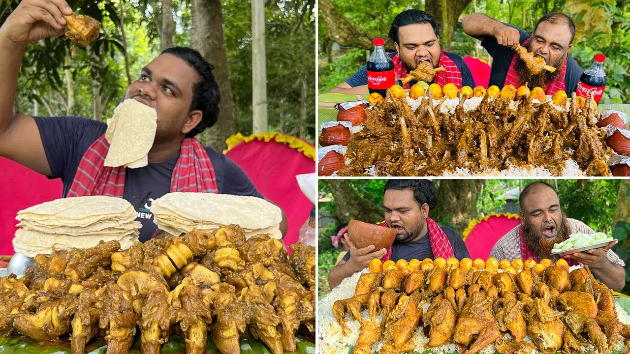 Two Guys, 18 Chickens, 30 Eggs, 6 KG Yogurt & Epic Meat Feast! | LIVE ...