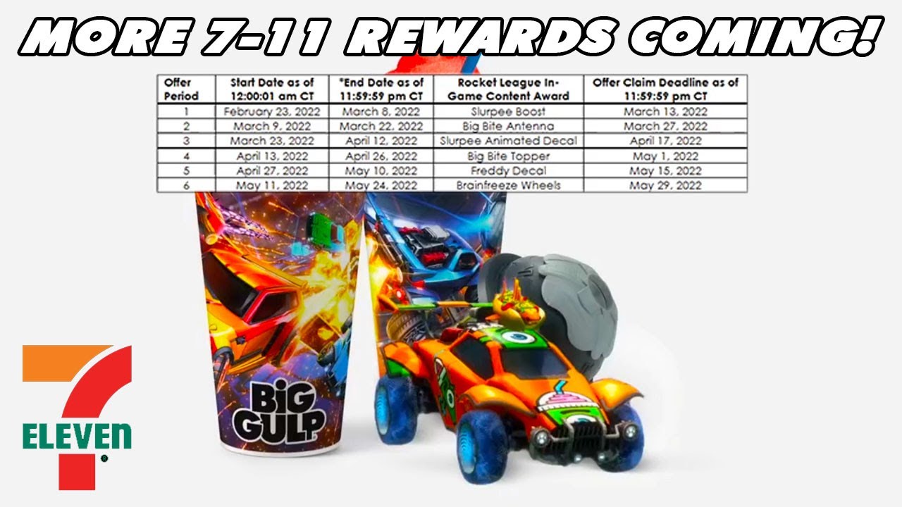 Hidden 7-11 Rewards Are Coming To Rocket League! - Rocket League Update ...