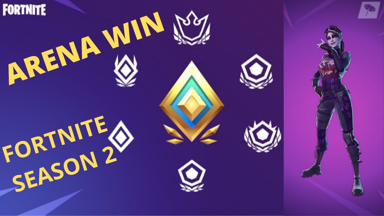 FIRST ARENA WIN ON FORTNITE SEASON 2!!! - YouTube