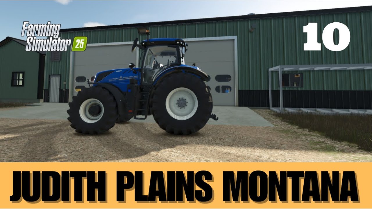NEW Tractor!!! | Judith Plains, Montana | Part 10 | #fs25 - YouTube