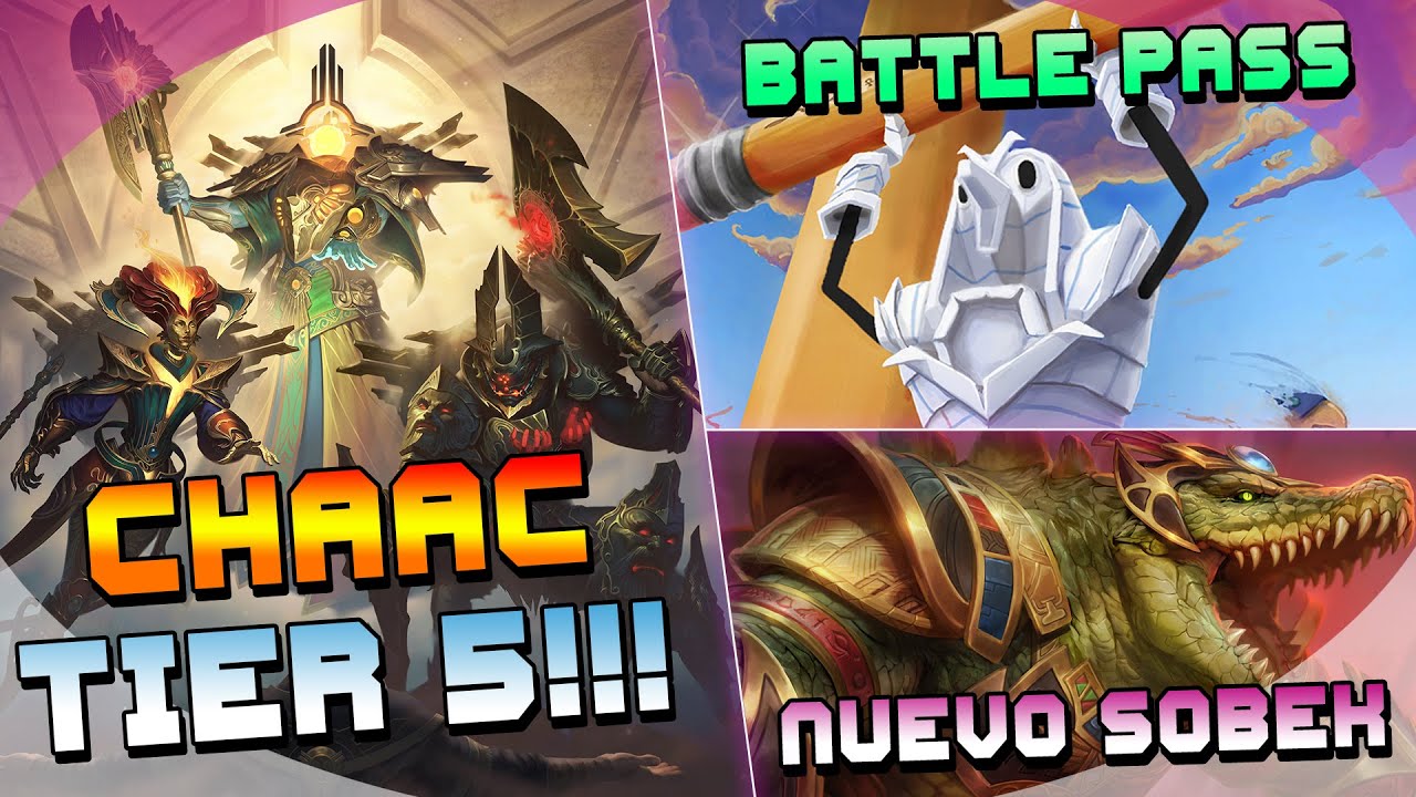 SKINS BATTLE PASS | CHAAC TIER 5 | NUEVA ODISEA | REMODEL SOBEK - YouTube