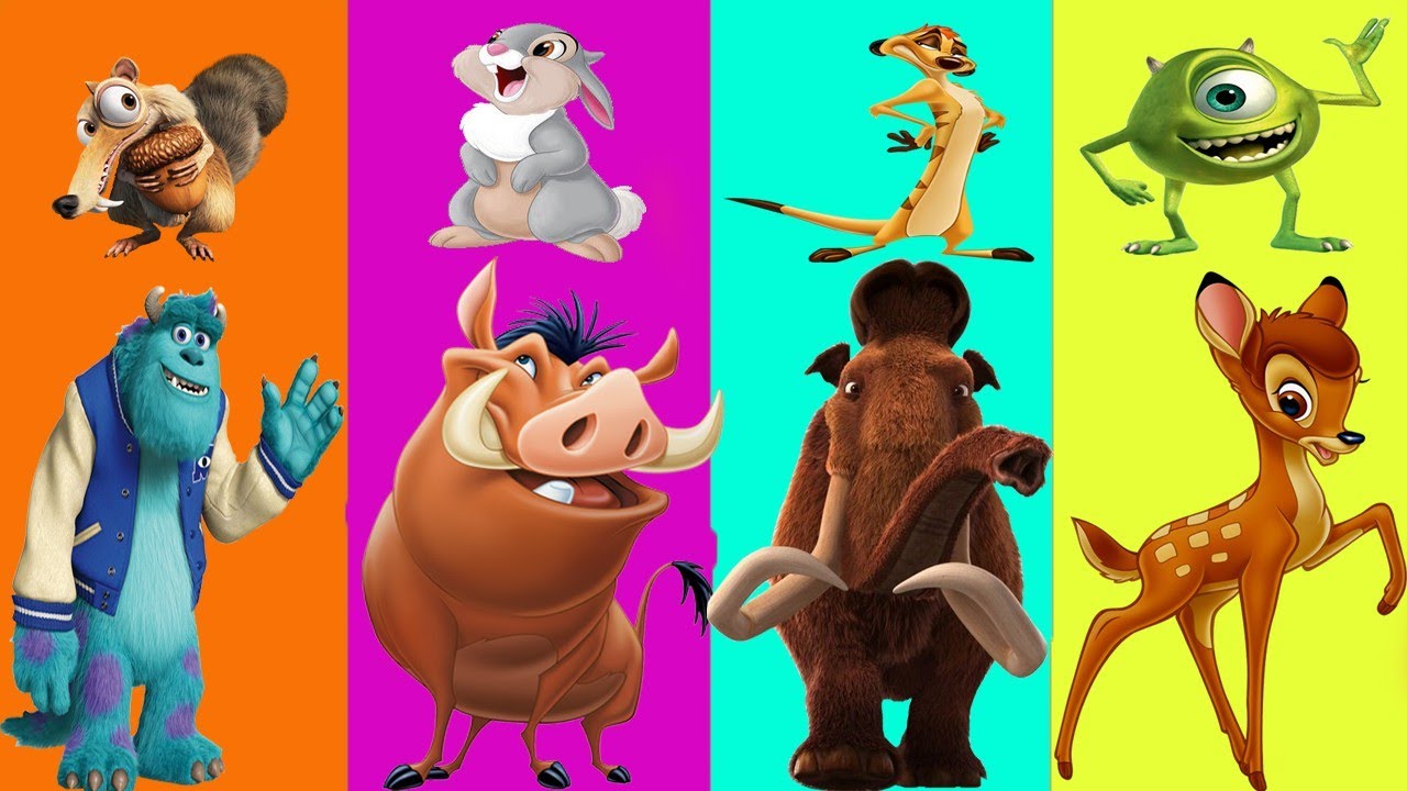 Wrong Friends Monsters Sulley Bambi Collision Course Pumbaa Finger ...