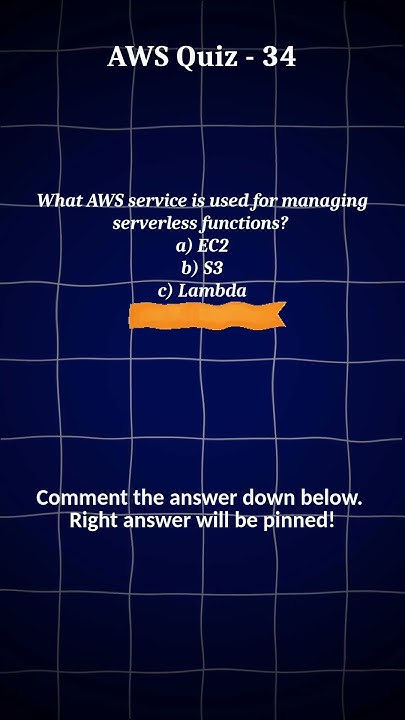 Aws quiz - 34 #aws - YouTube