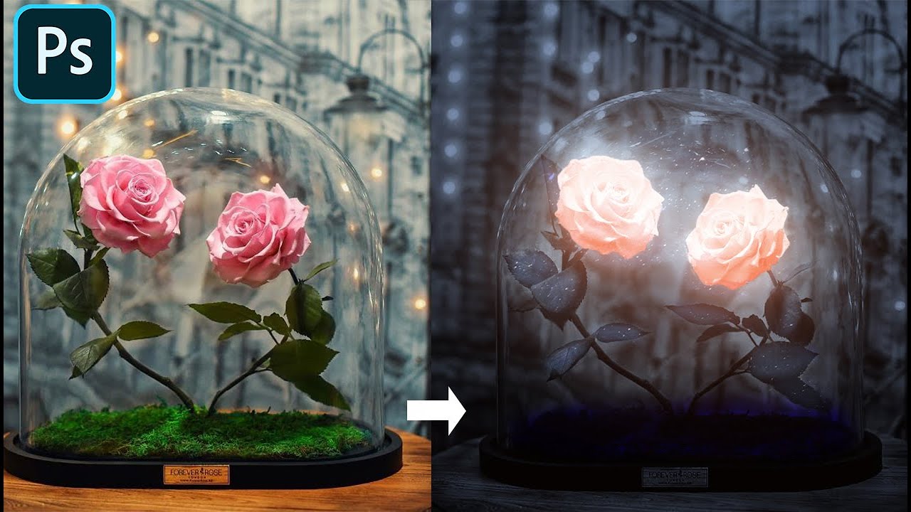 Magical Flowers In Photoshop | Easy Tutorial | Photoshop Manipulation ...