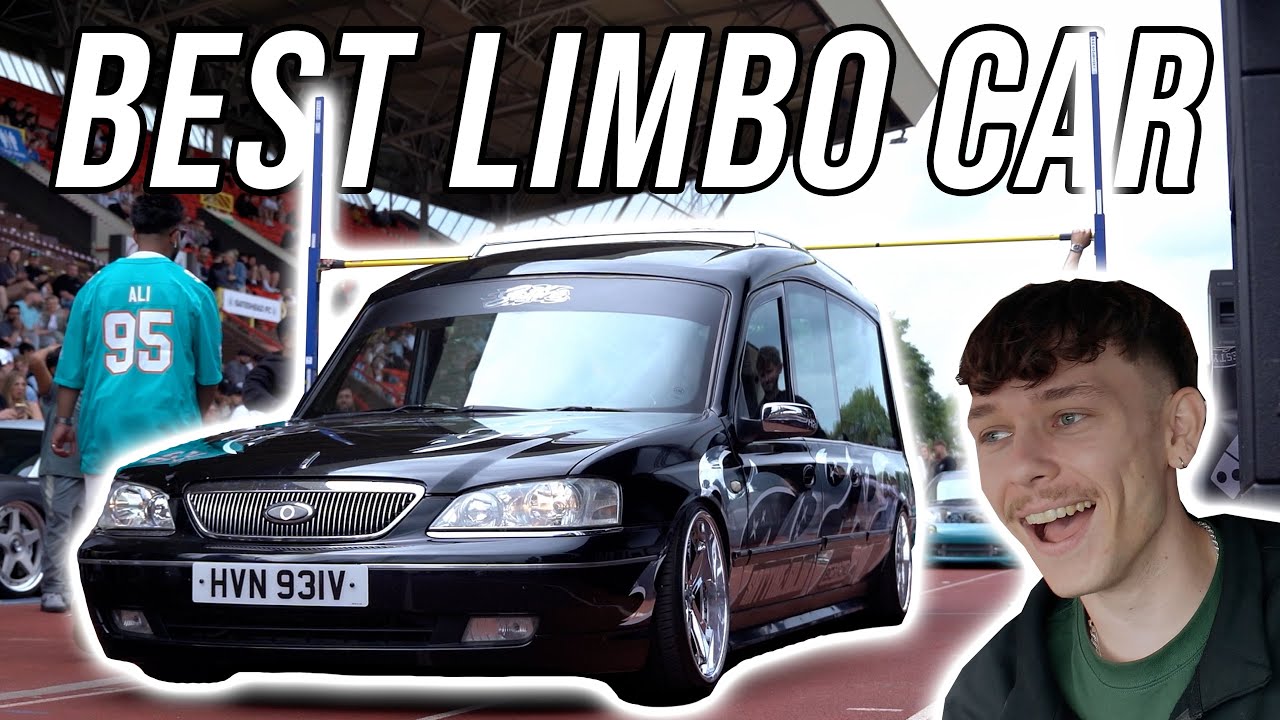 We Entered a FUNERAL HEARSE in a Car Limbo Battle - YouTube