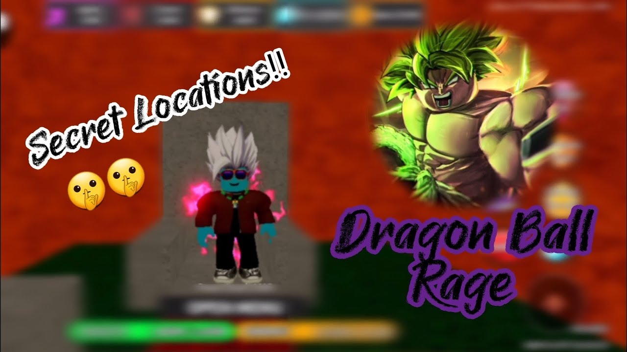 Secret Locations!!🤫🤫||Dragon Ball Rage Roblox - YouTube