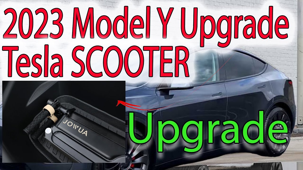 This scooter is a perfect addition to your Tesla!! - YouTube
