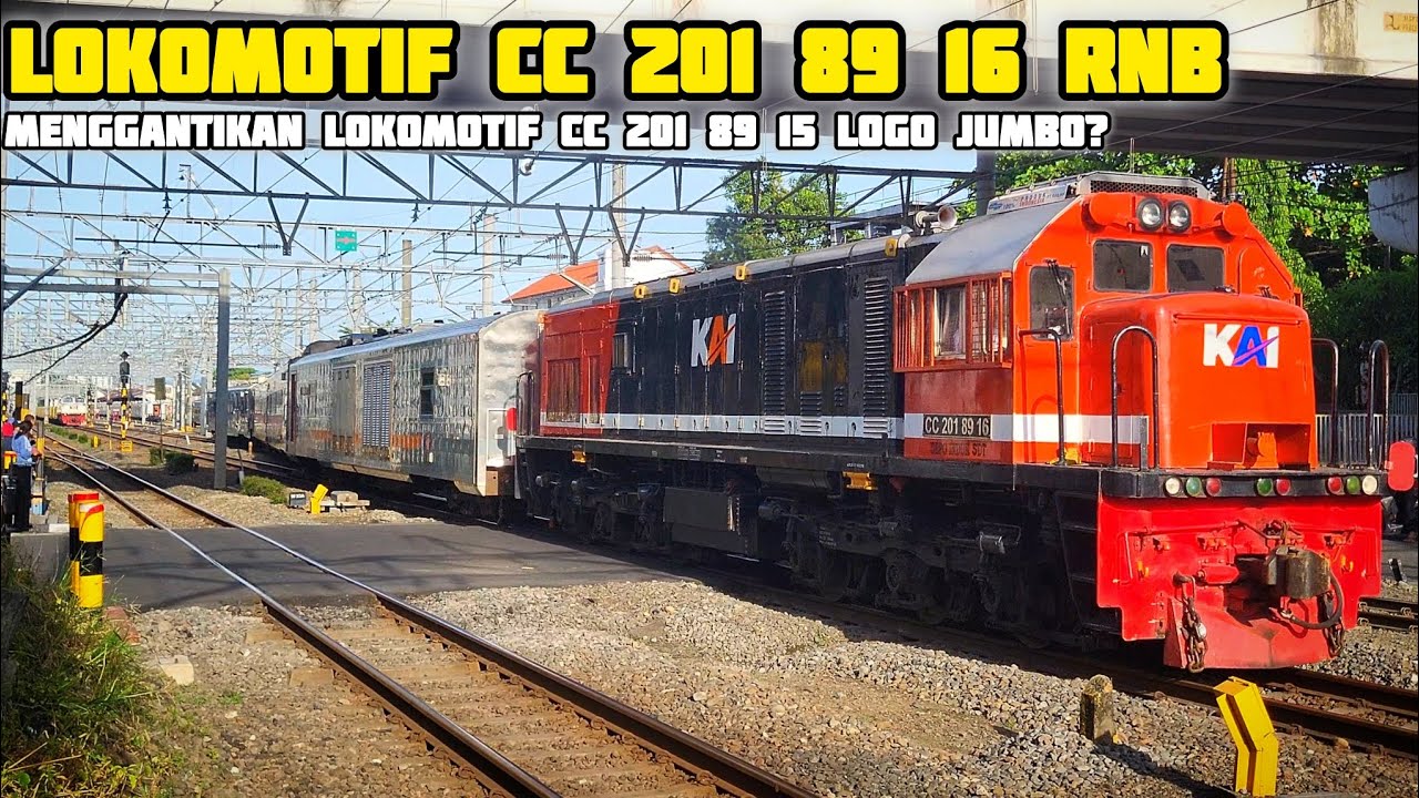 [Hunting Kereta Api] Lokomotif CC 201 89 16 RnB mengganti tugas ...