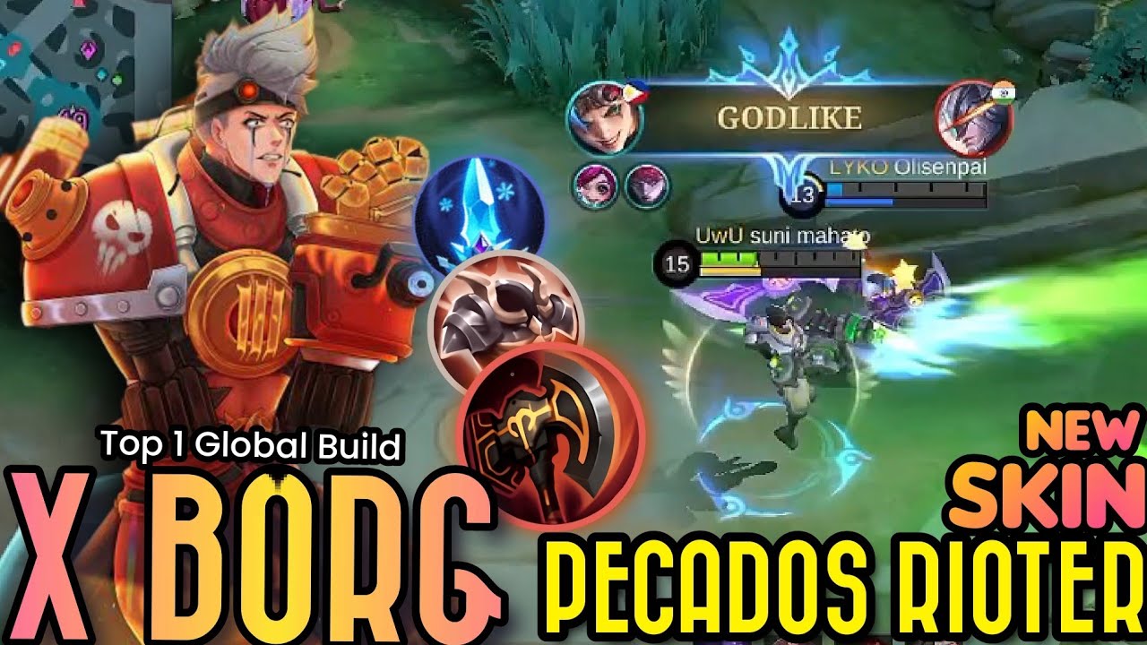 Pecados Rioter X Borg MCGG Skin!! With Brutal Damage Build!! Build Top ...