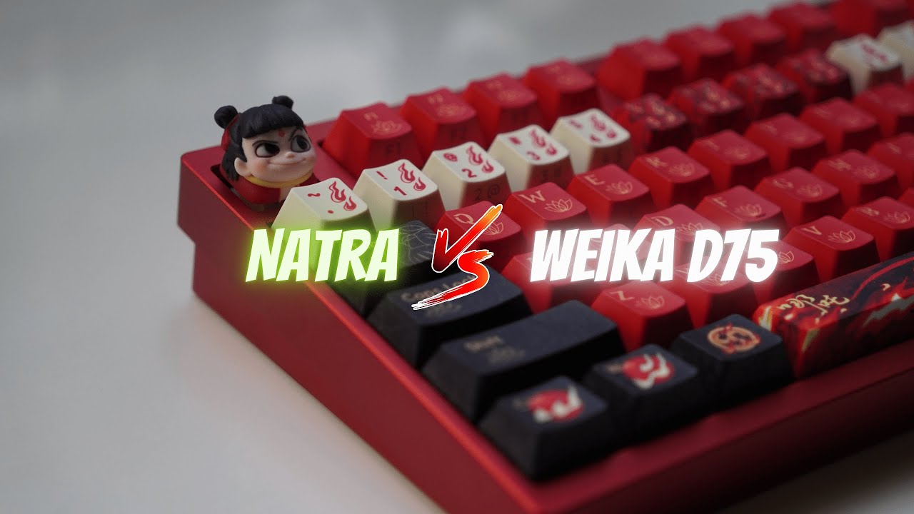 Weikav D75 - Build KIT nhôm 1 củ cùng keycap Natra - YouTube