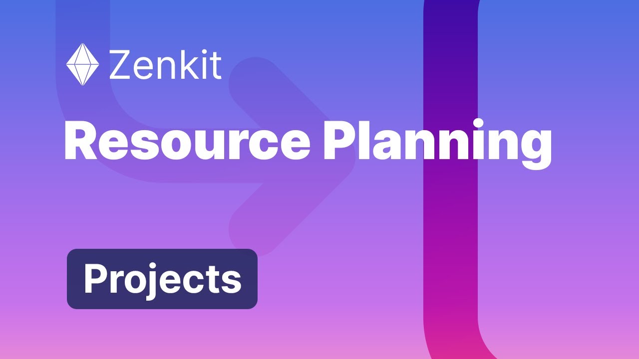 Resource Planning - Zenkit Projects - YouTube
