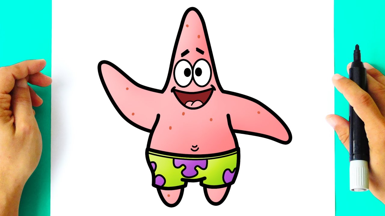 Hoe Teken Je Patrick HOW TO DRAW PATRICK STAR YouTube