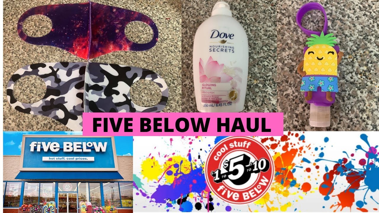 Five Below Essentials Haul - Masks, Soap, Hand Sanitizer - YouTube