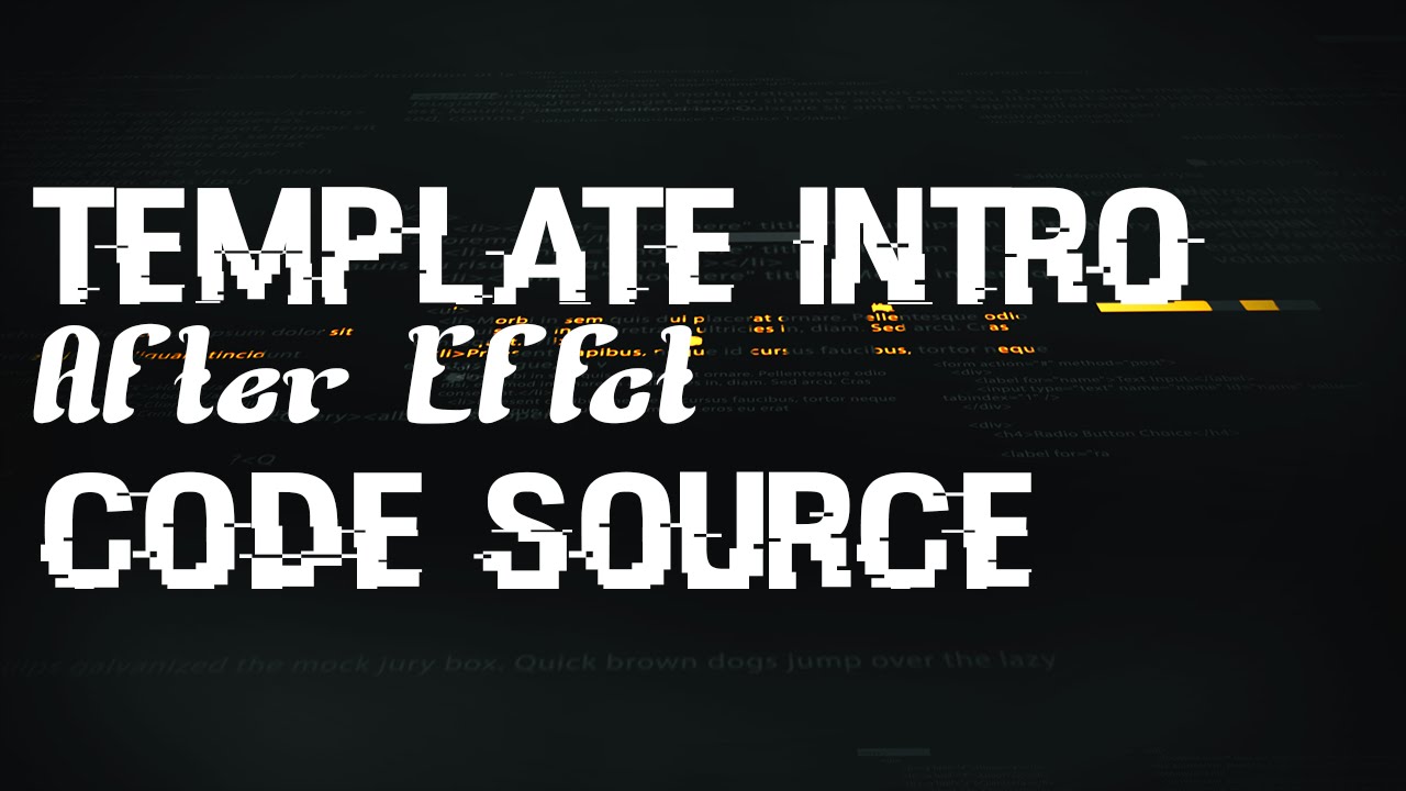 Intro : Code Source - YouTube